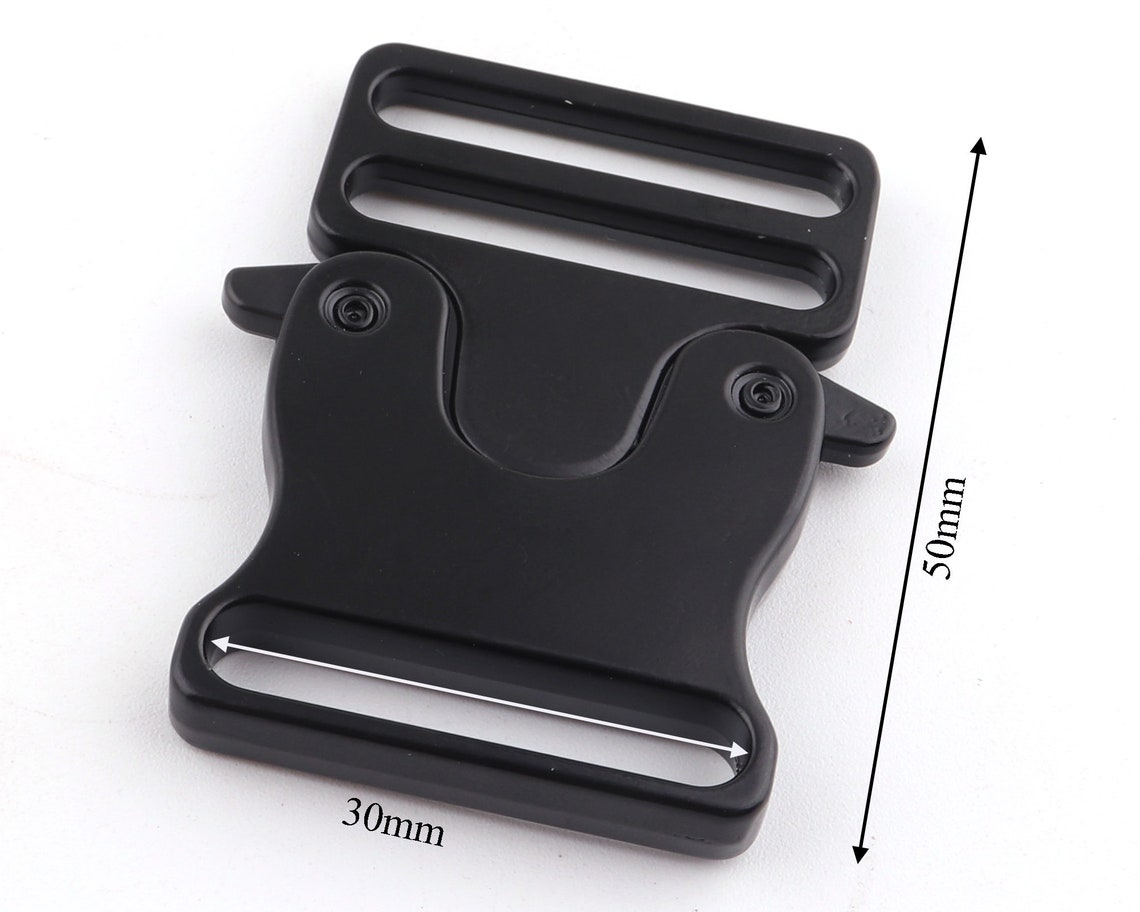 30 Mm Black Metal Release Buckle Adjustable Backpack Buckles - Etsy