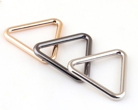 25mm Light Gold/silver/gunmetal Triangle Ringsslide Buckles | Etsy