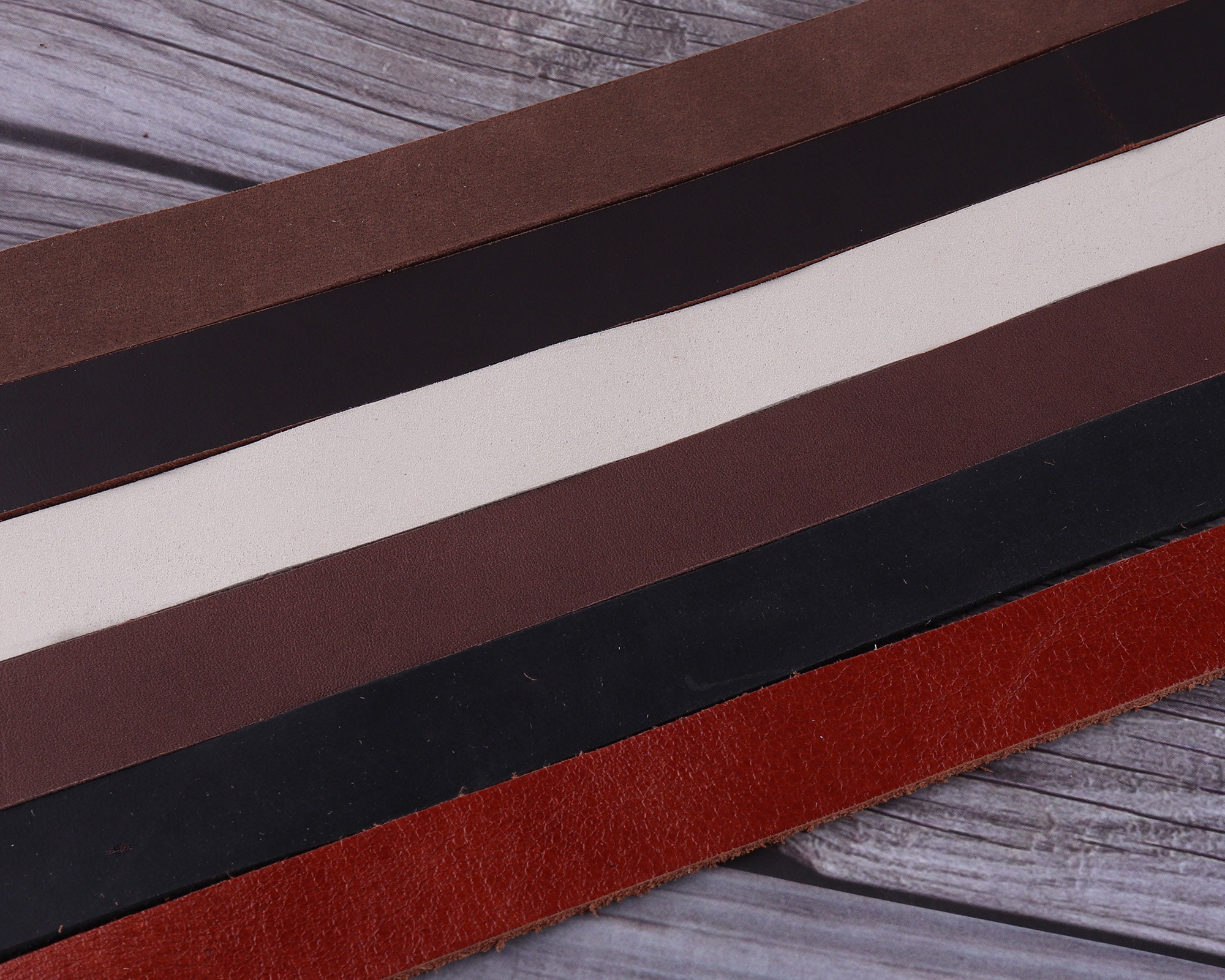 3/4 Inch Leather Stripsnatural Leather Strap-purse - Etsy