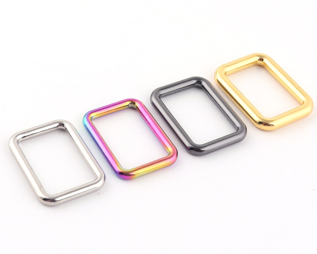 1 Inch Rectangle Rings,metal Rectangle Buckle Ring for Bag Belt Loop ...