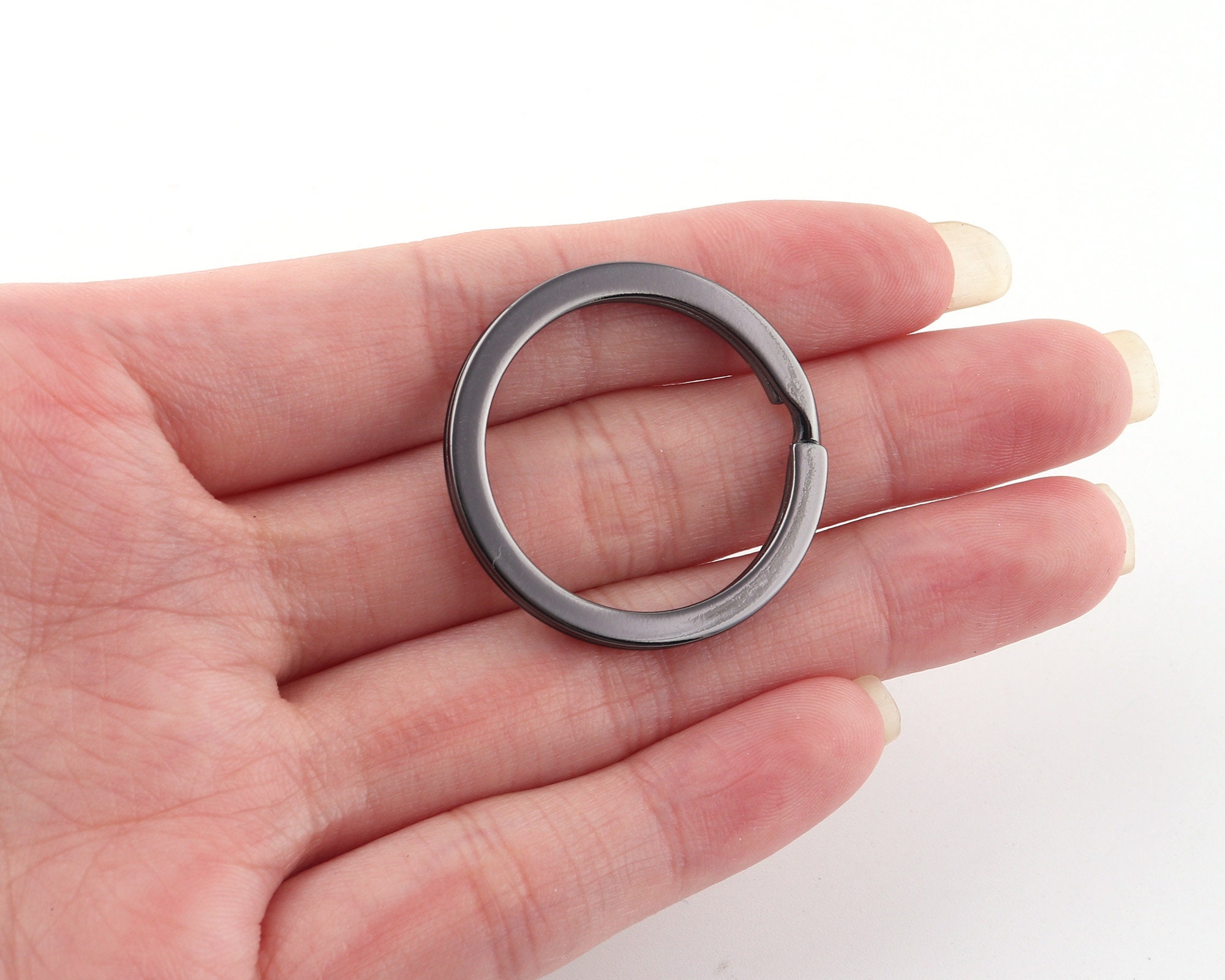 125 Mmround Flat Split Rings Key Rings - Etsy