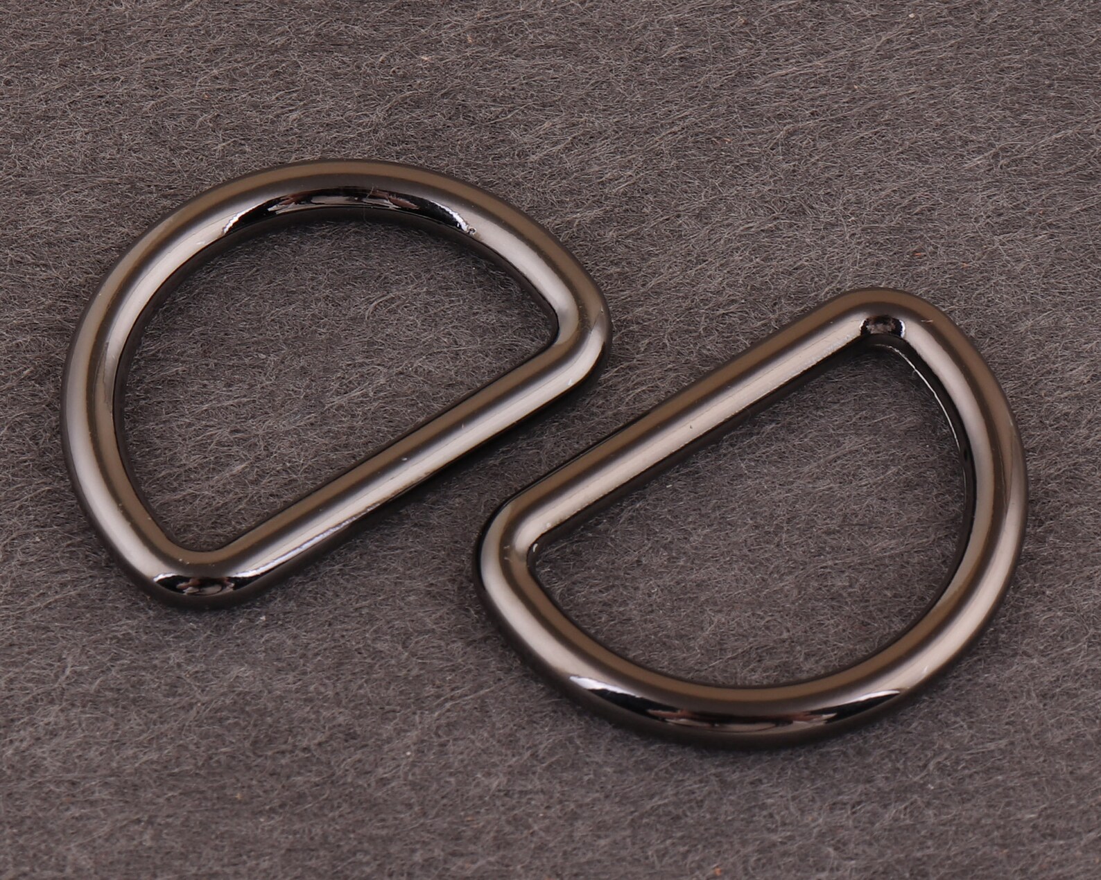 1 inch25 mmgunmetal and gold D Ring Leash Seamless D Loop | Etsy