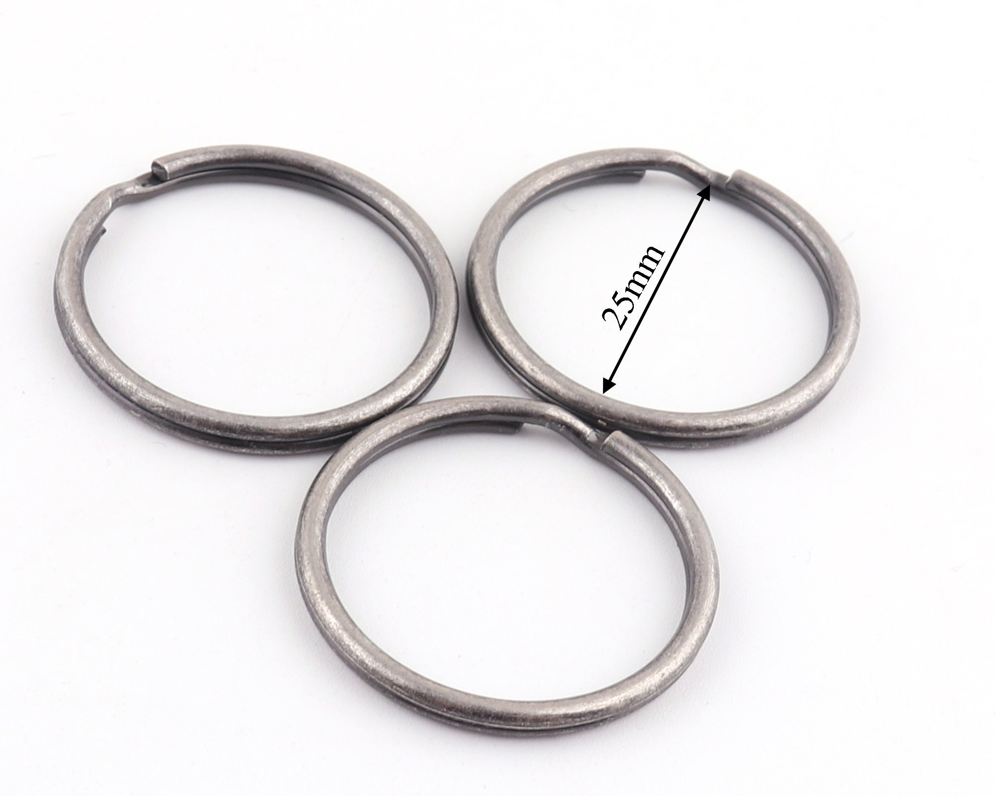 1 Inch Split Rings Key Rings-key Chain Ring Flat Split Key | Etsy