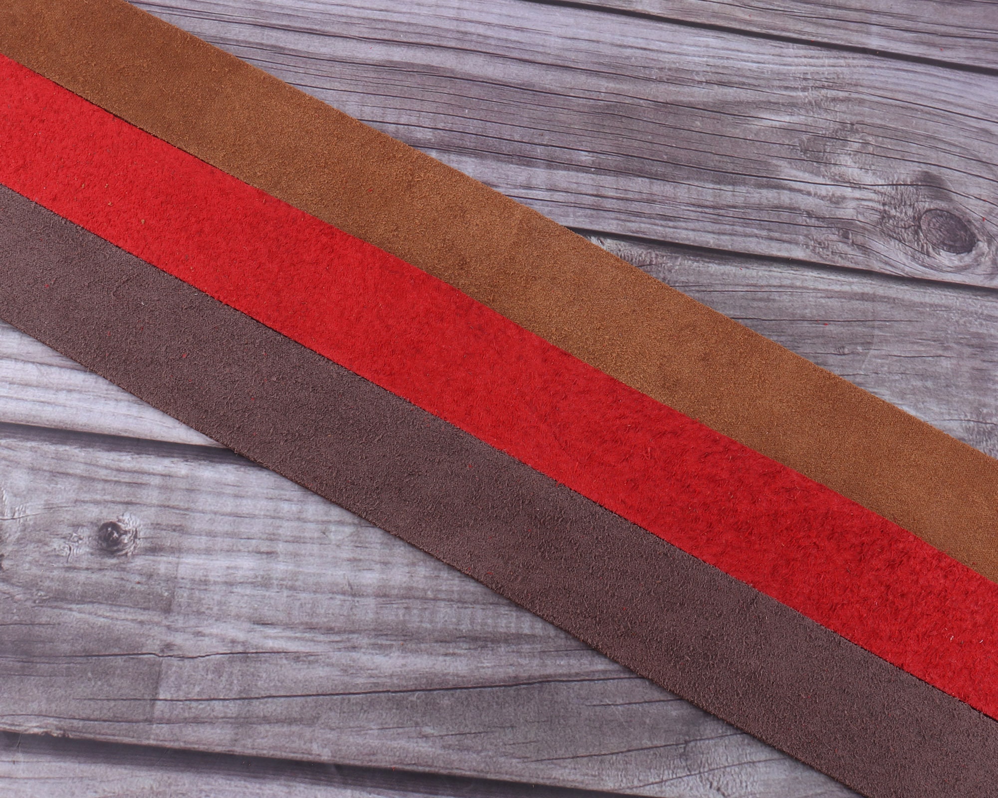 1 1/238 mm flat leather strip-long leather | Etsy