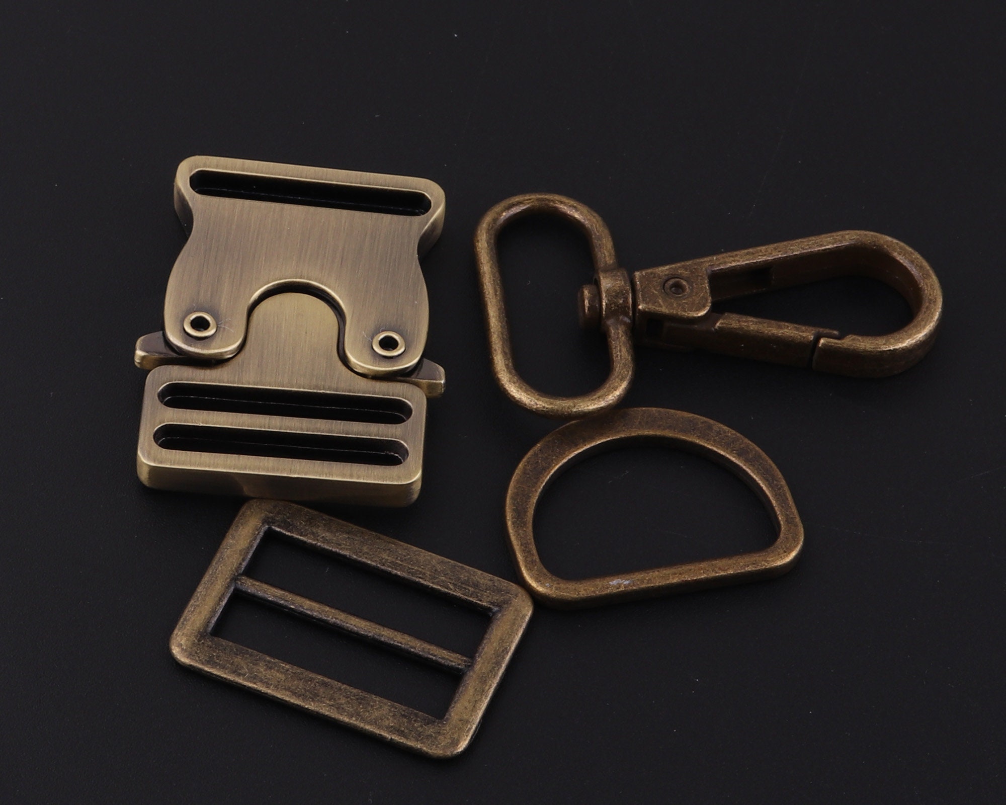 25mm Bronze metal Release BuckleDog Collar Hardware adjuster | Etsy