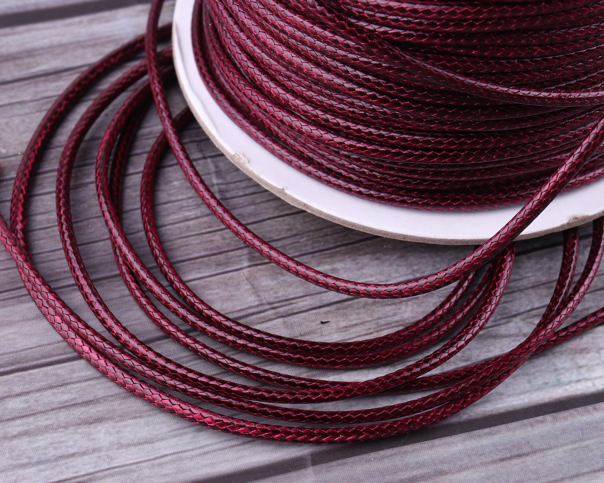2mm Waxed Polyester Cord Korean Cordstringing Cord Macrame - Etsy