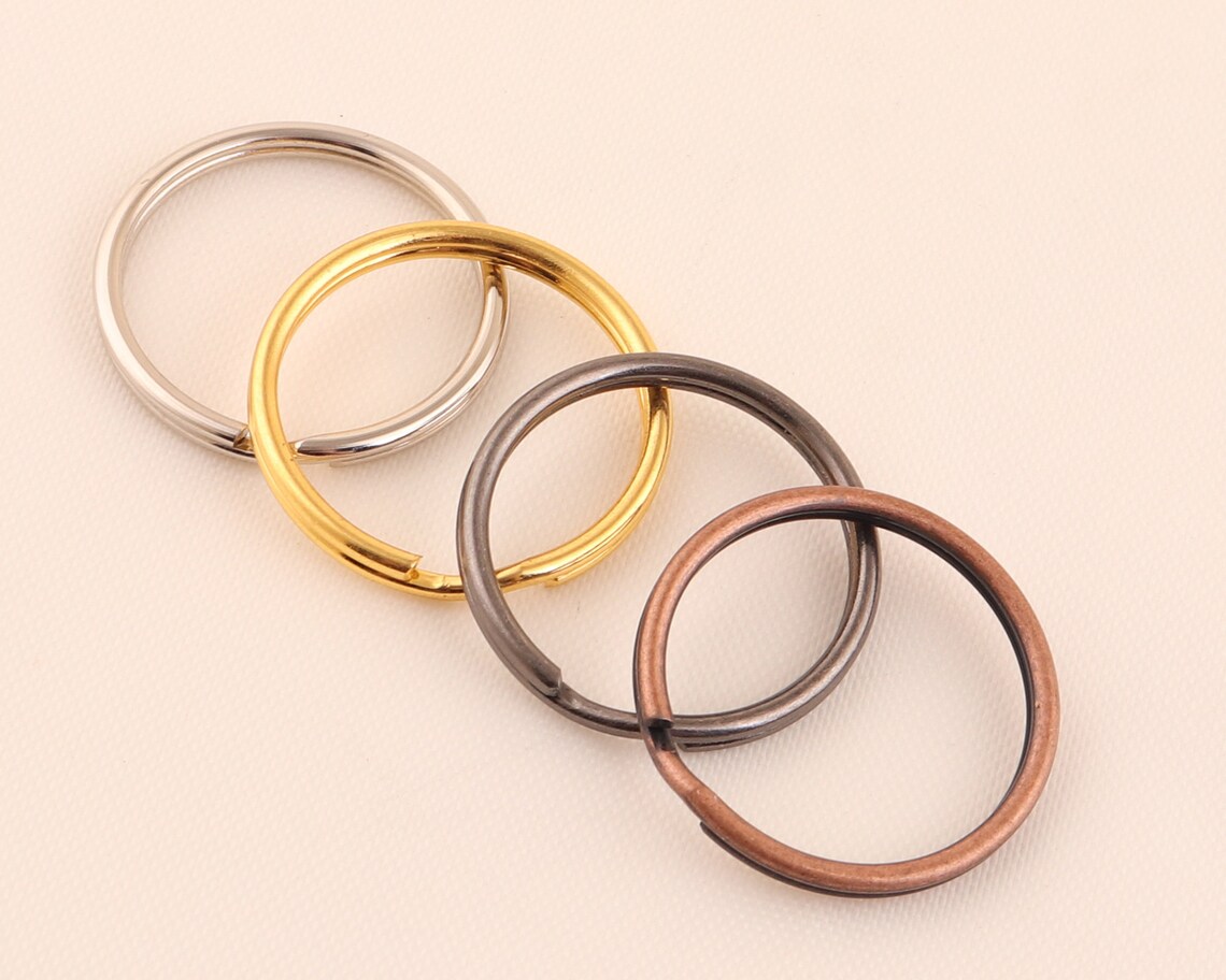 1 Inch Key Fob Hardware With Key Rings Sets Key Fob Hardware | Etsy