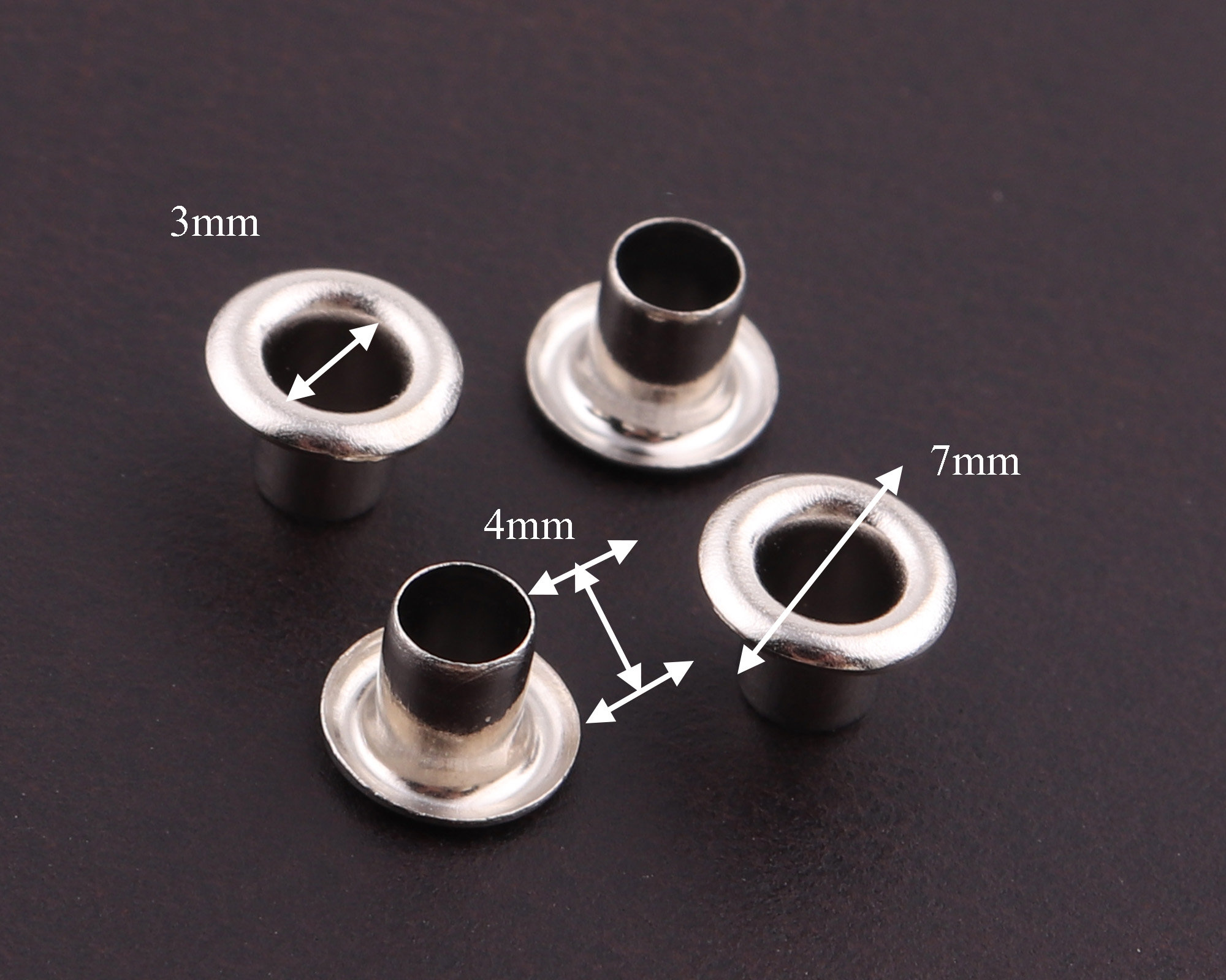 3mm Eyelet With Washer Leather Craft Repair GrommetMetal | Etsy