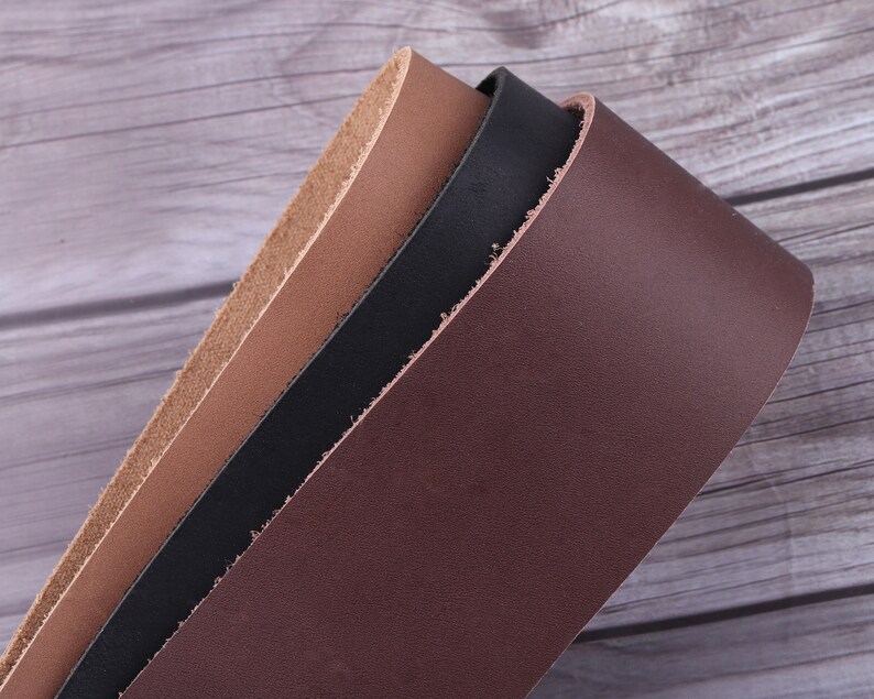 2 inch Leather strap-natural Leather For BeltItalian genuine | Etsy