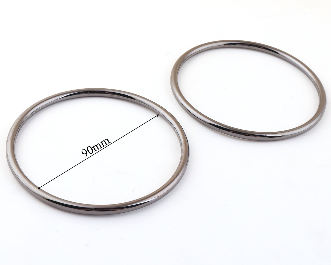 90 Mm Large Round Ring Closed Ring Metal Jumbo O Ring Buckle O | Etsy