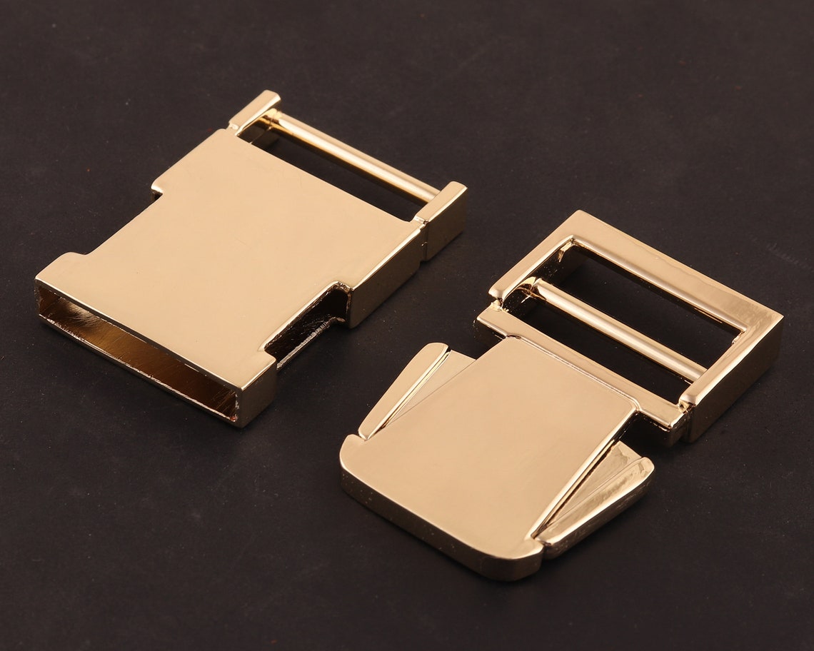 1 Inch 24mm Strap Flat Metal Quick Side Slide Release Buckle | Etsy
