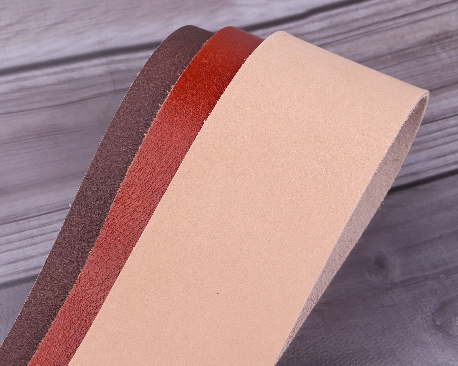 2 Inch Leather Strap-natural Leather Stripitalian Genuine - Etsy