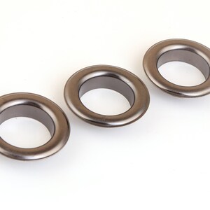 30set Large Round Eyelets With Washer 17mm Gunmetal Round Grommet ...