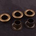 100pcs 6mm Sky Blue and Bronze Eyelet Grommets Hole Round Eyelets Small ...