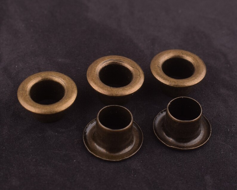 100pcs 6mm Sky Blue and Bronze Eyelet Grommets Hole Round - Etsy