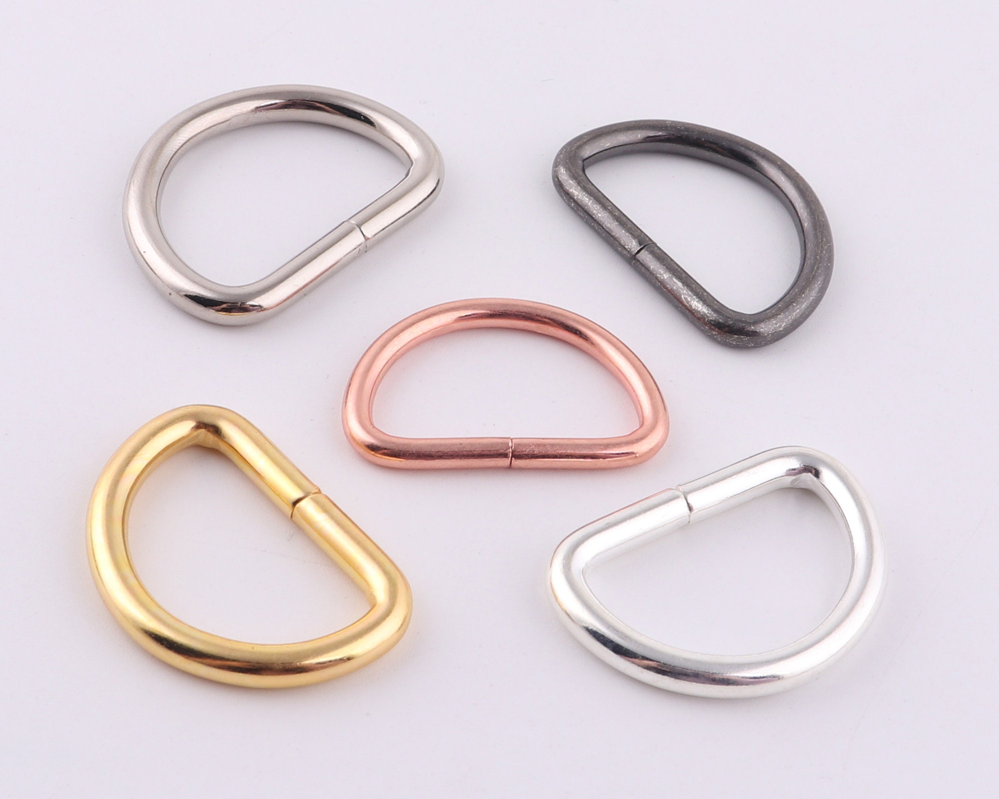 125 Mmmetal D Rings Welded D Rings Webbing and Leather | Etsy