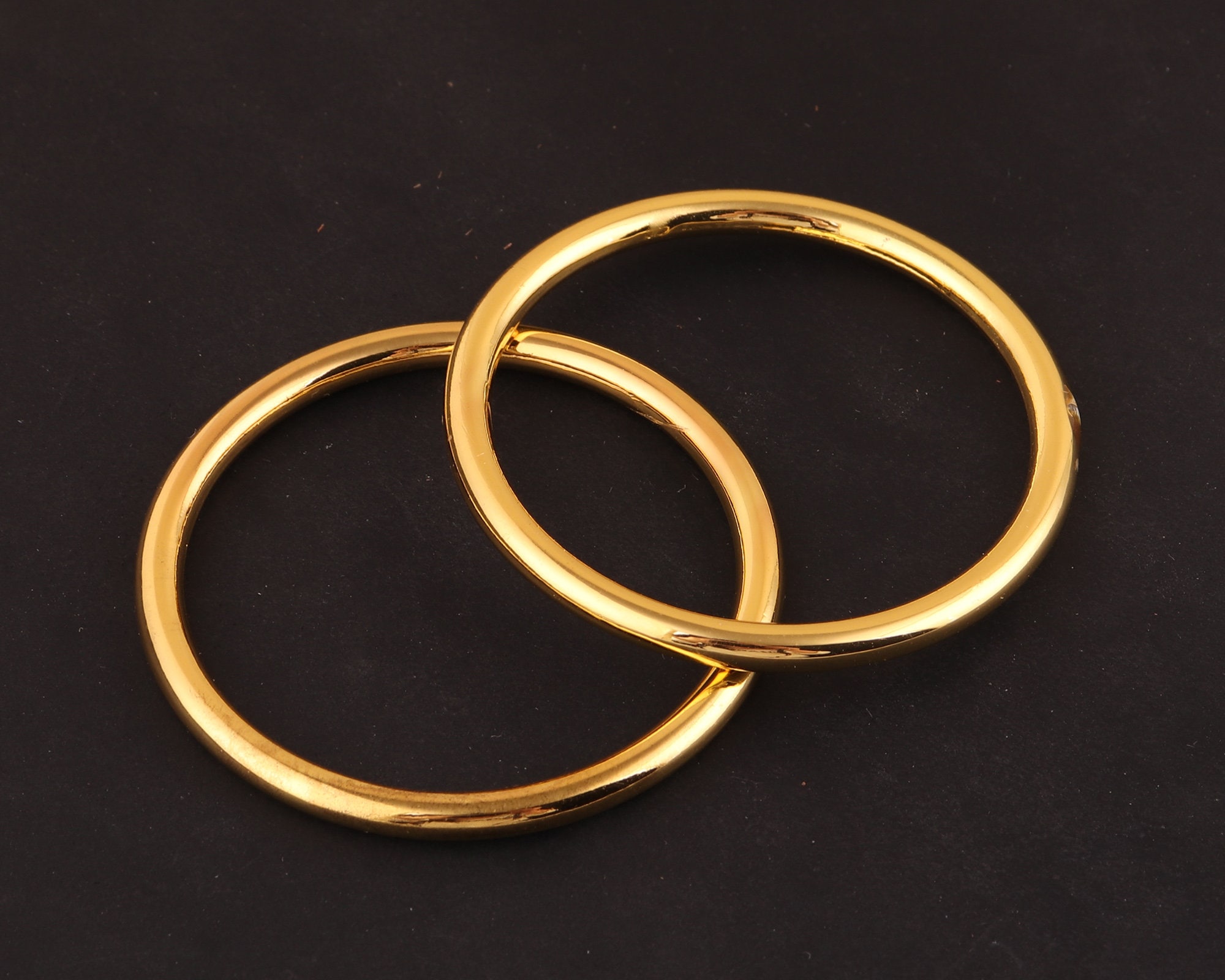 39 mm anillo redondo grande anillo cerrado anillo cerrado | Etsy