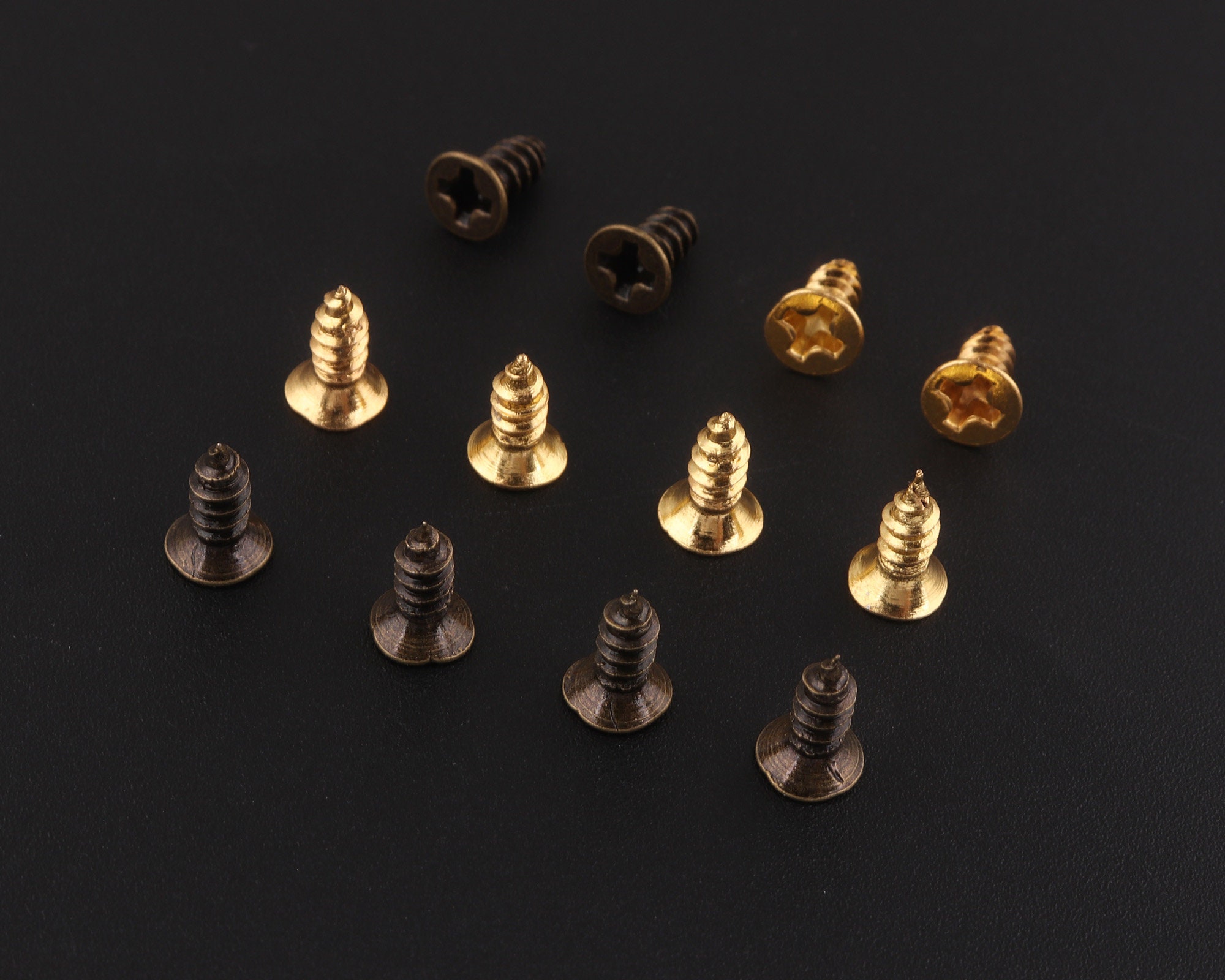5mm Gold Metal Woodworking Screws Fastener Hinge Box Hardware - Etsy