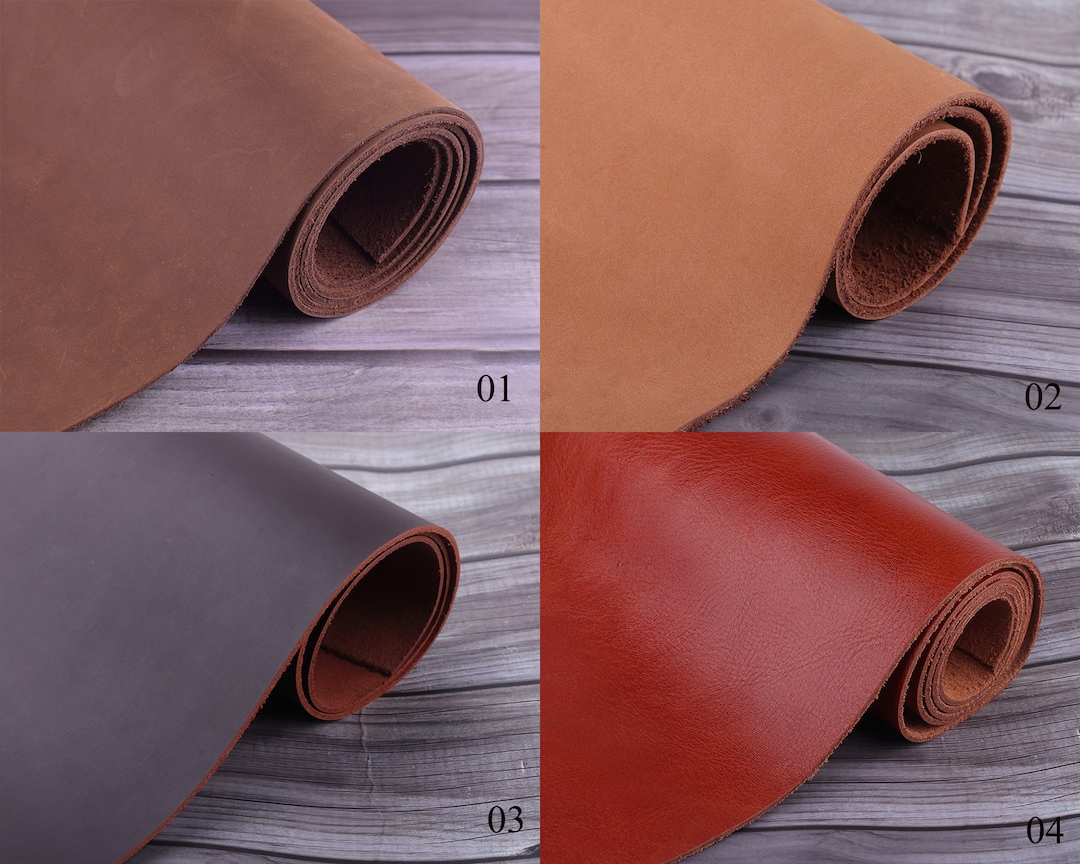 A4 Natural Leather Sheet-cowhide Leather,genuine Leather Sheets-leather ...