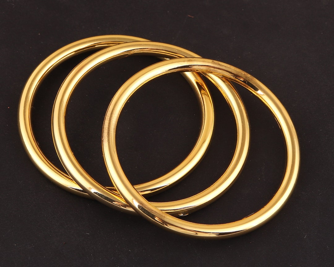 39 Mm Large Round Ring Closed Ring Metal Jumbo Gold O Ring O Buckle O ...