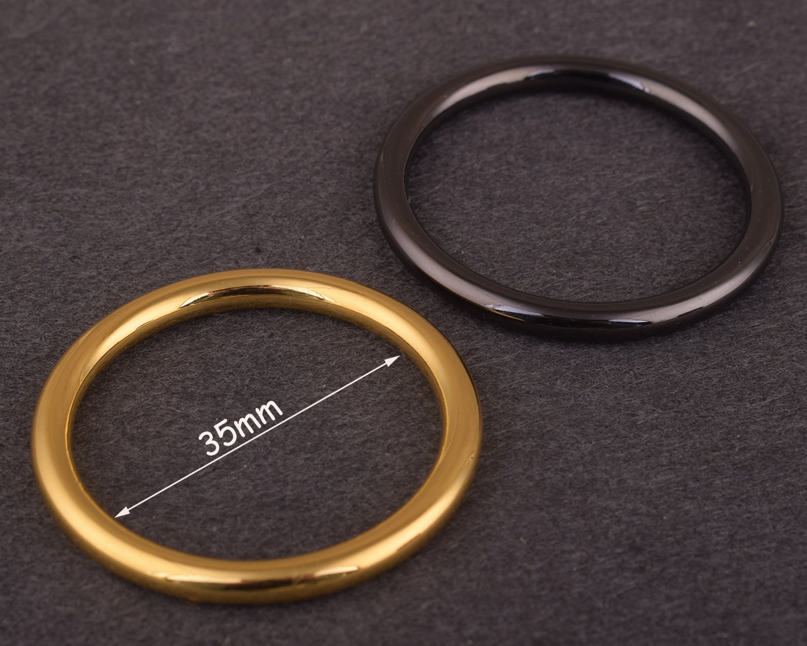 Metal O Rings 35 Mm Purse Ring Round Rings Gold O Ring - Etsy