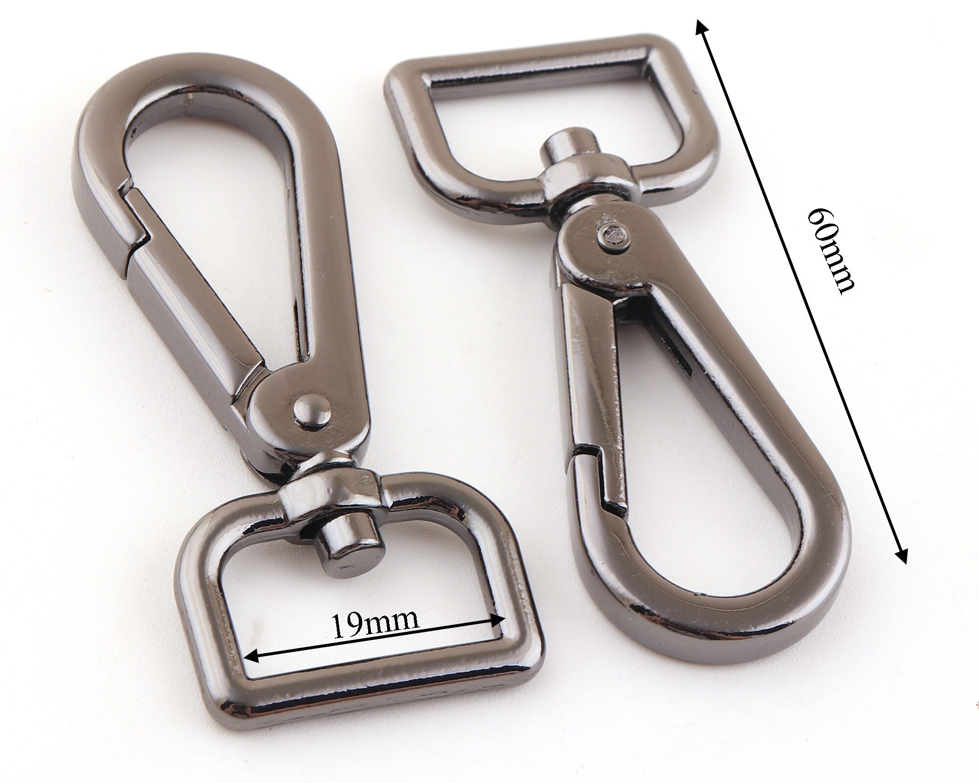 Metal Swivel Snap Hooks Swivel Hooks Swivel Clasp Lobster - Etsy