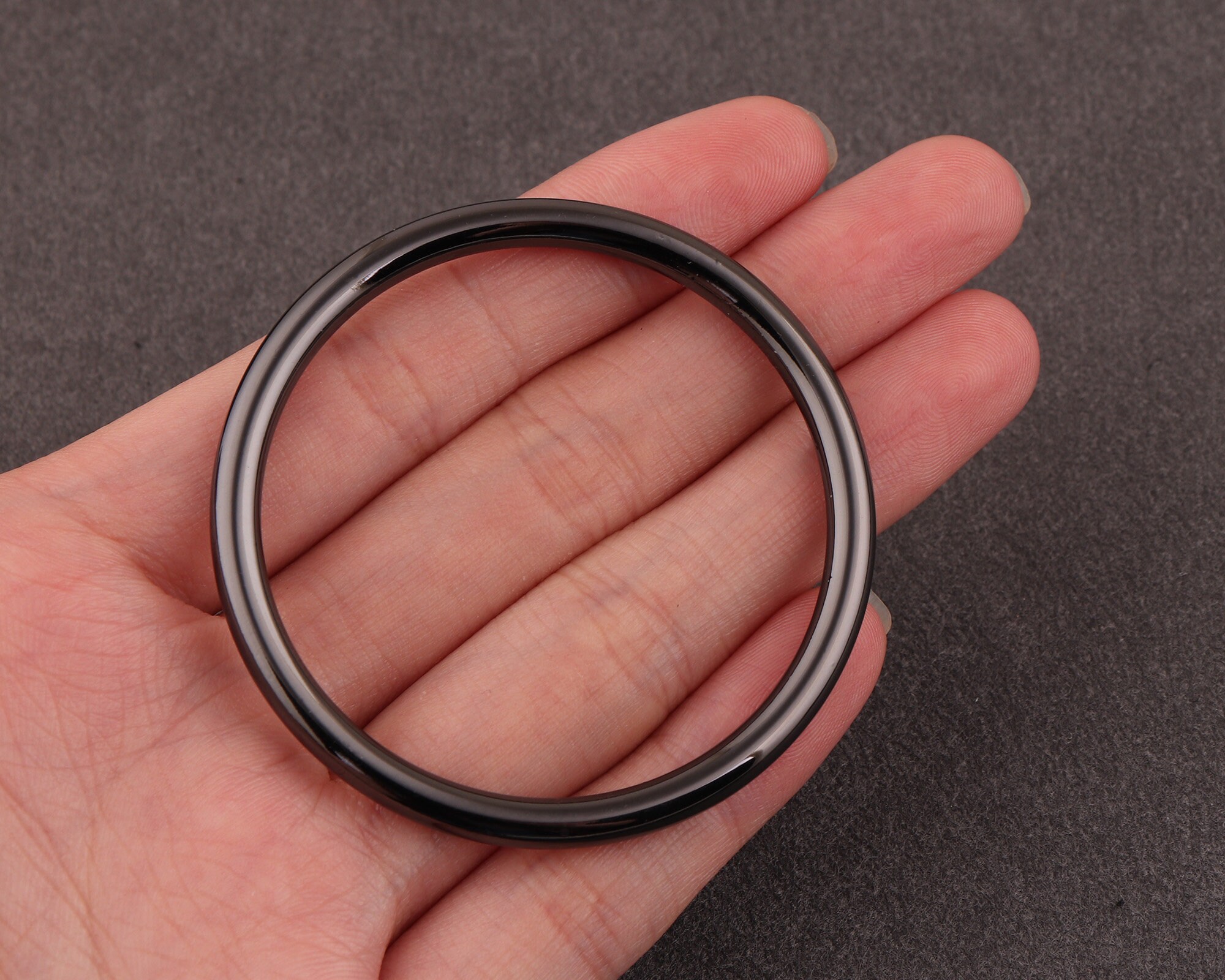 45 Mm Large Round Ring Closed Ring Metal Jumbo Gump O Ring O | Etsy