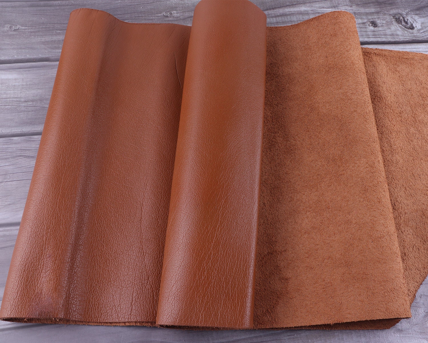 Genuine Sienna Leather Sheets,a4 Size (8*12") Cowhide Leather,thick ...