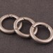 21mm Spring Gate Ring Matte Silver O-rings Metal O Rings Spring Ring ...