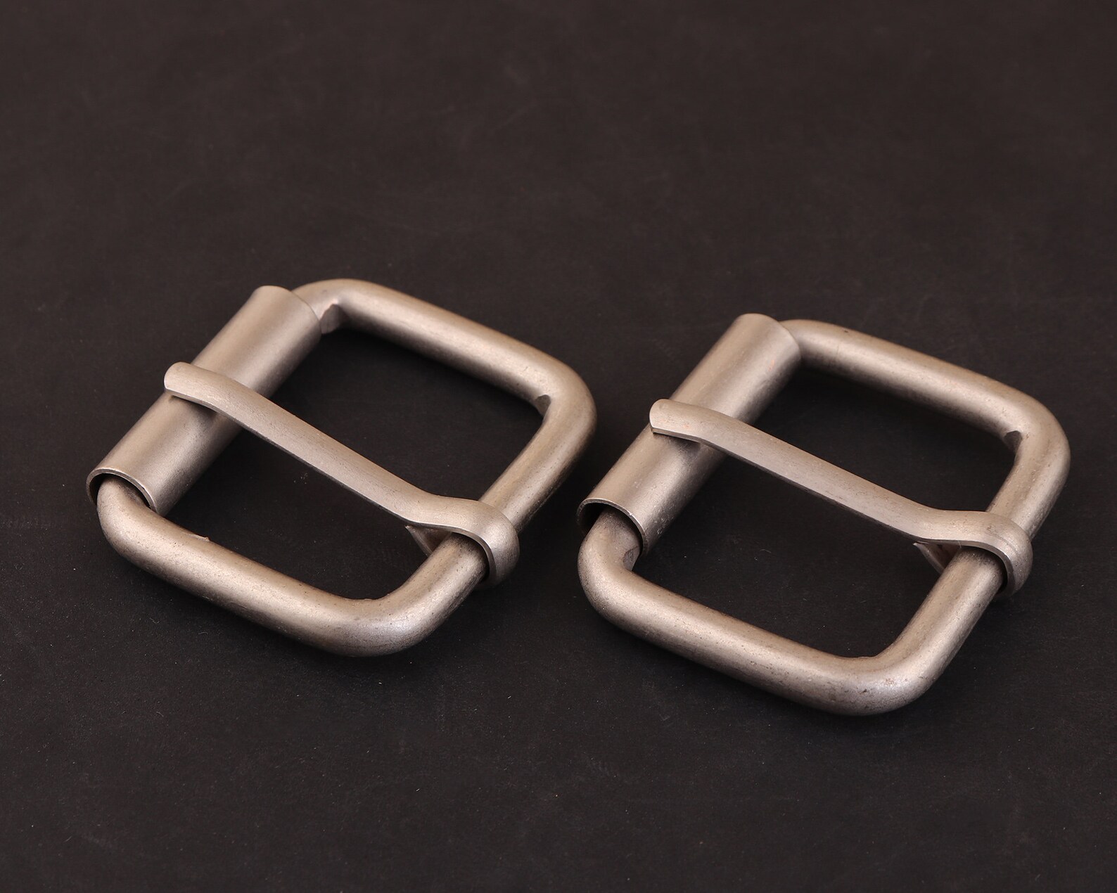 33mm and 25mm Matte Silver Adjustable Belt Buckle Metal Slide - Etsy