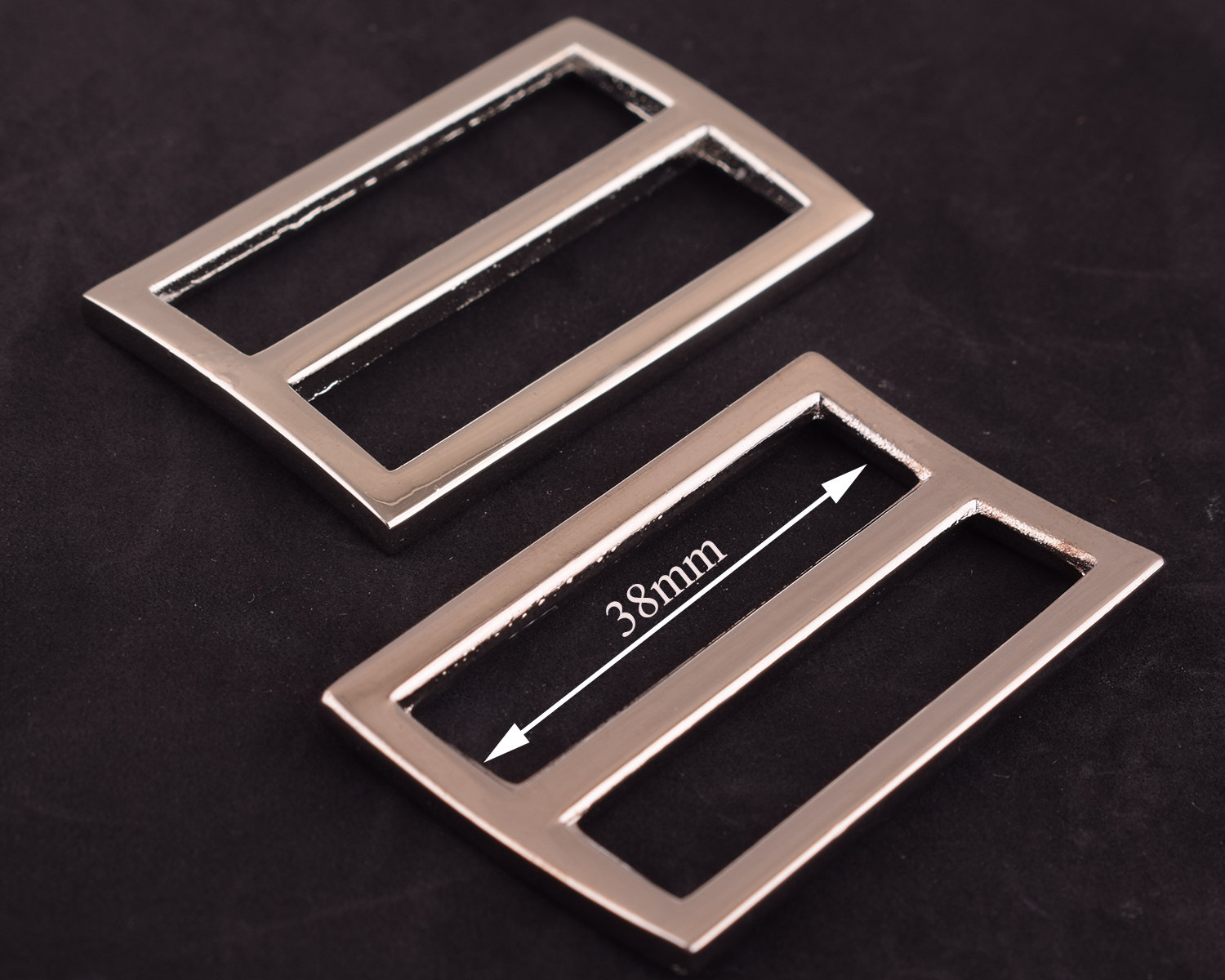 6 Pcs 1.5 Inch 38 Mm Silver Adjuster Slider Buckle - Etsy