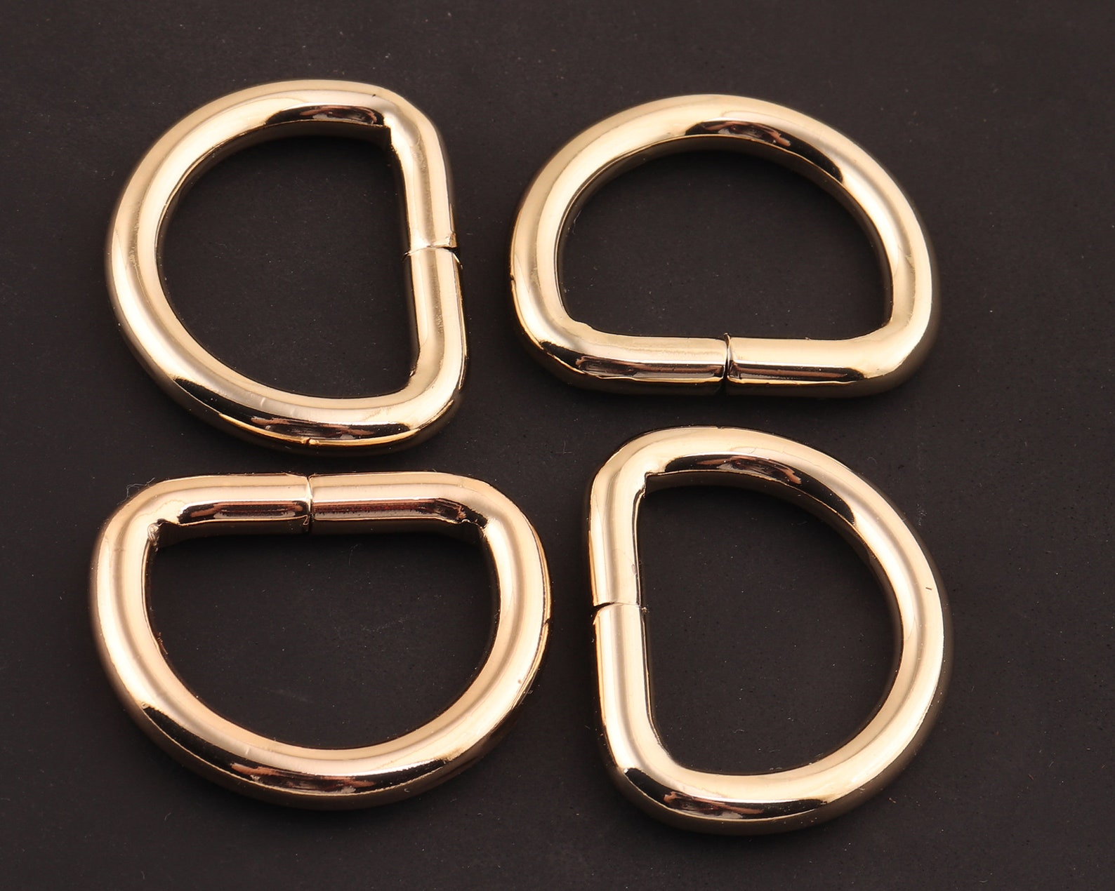 1 inch26 mmmetal light gold D rings d ring buckle purse ring | Etsy