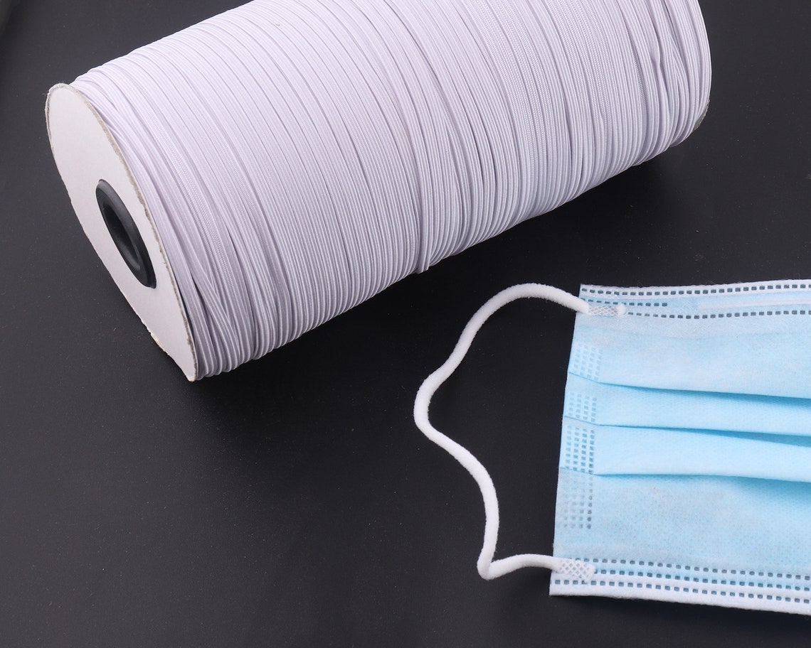 3mm Elastic Cord Ropeflat Elastic Bands Smooth Finish Sewing | Etsy