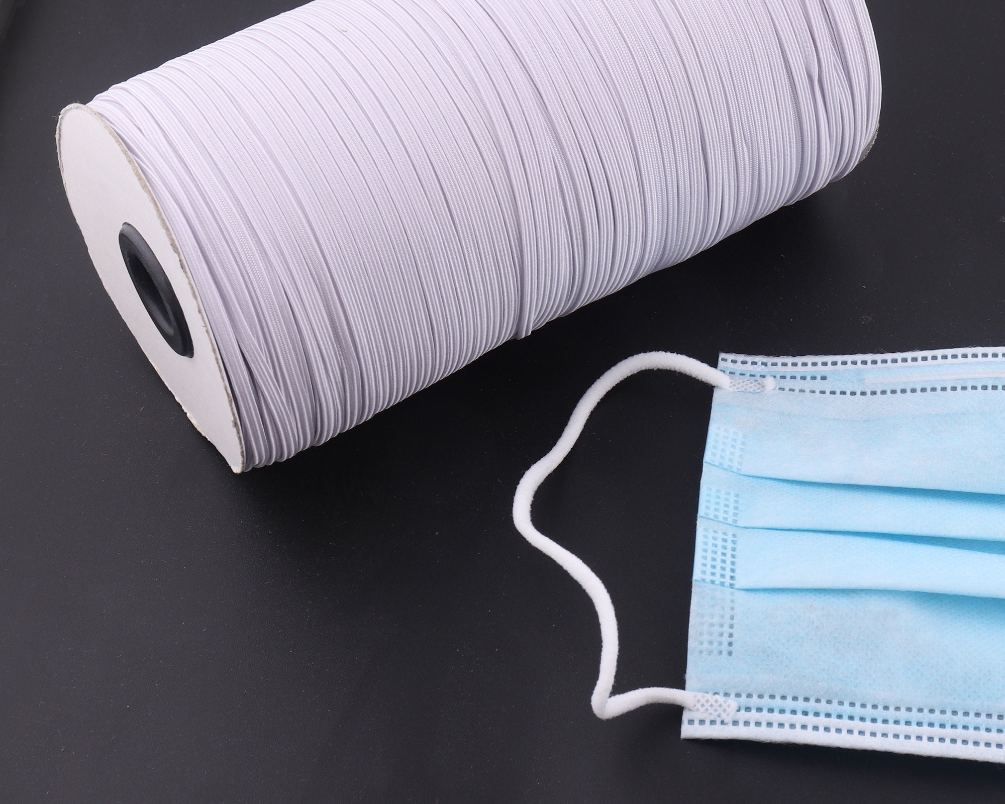 3mm Elastic Cord Ropeflat Elastic Bands Smooth Finish Sewing | Etsy