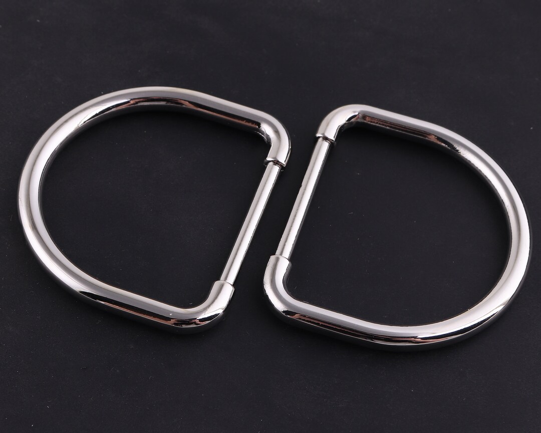 Anillos en D fundidos en plata, anillos en D de metal de 42 mm Hardware ...
