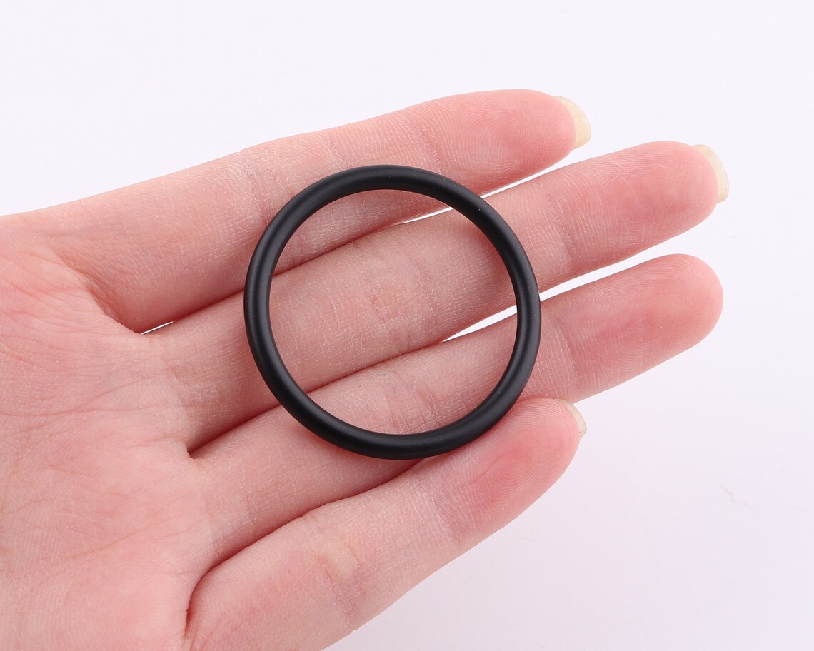 30mm black/gold Metal O Rings Welded Metal Loop silver Round | Etsy