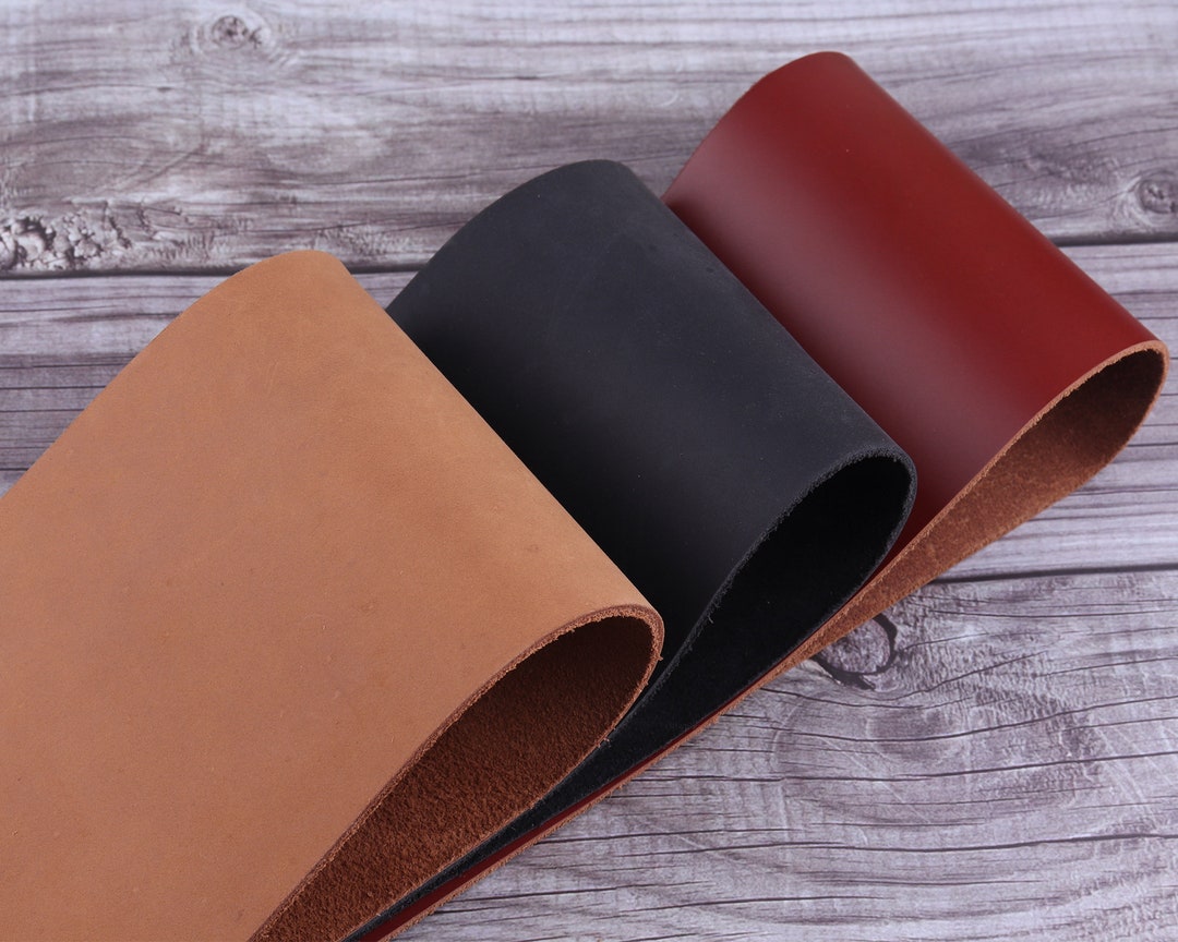 4 Inch Wide Genuine Leather Strap-long Leather Strip,italian Leather ...