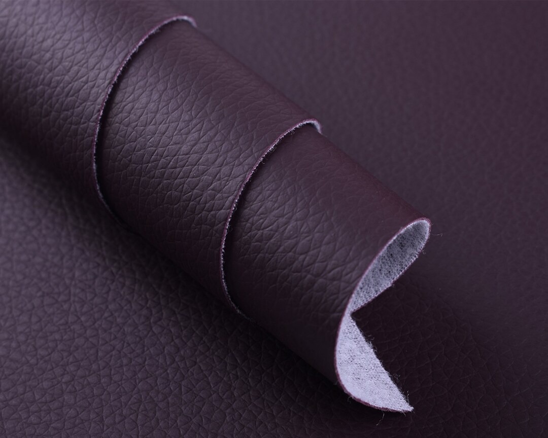 Dark Purple Solid Fabric Leather Sheets,a4 812 Faux Leather Sheets ...