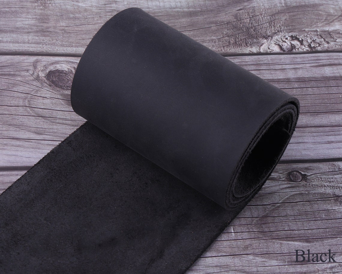 4 Inch Wide Genuine Leather Strap-long Leather Stripitalian - Etsy