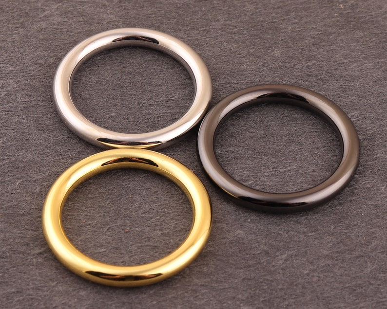 Metal O Rings 1 Inch Purse Ring Round Rings Gold O Ring - Etsy