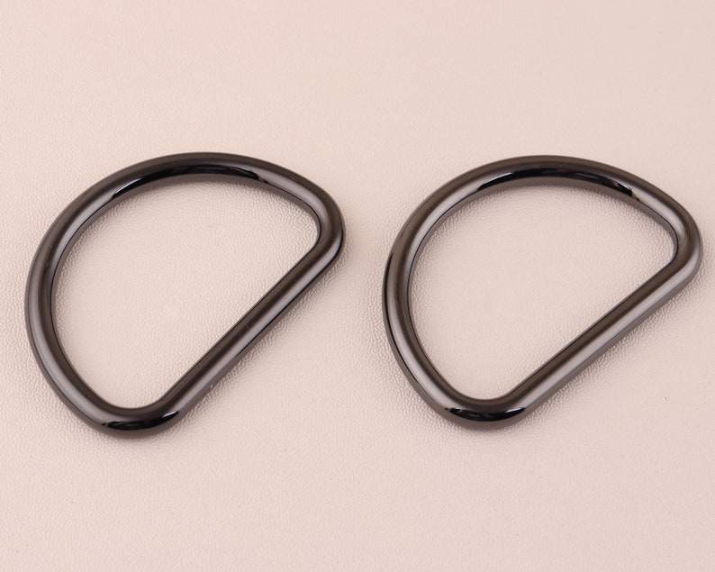 2inch50mmgunmetal D Ring Leash Seamless D Loop D Ring Buckle | Etsy