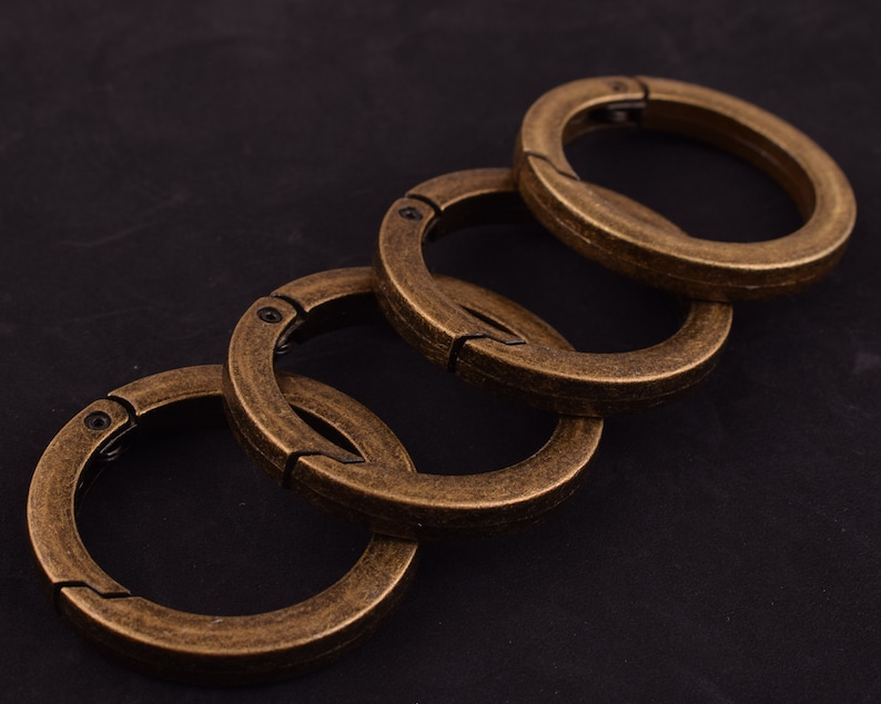 1 Inch25mm Spring Gate Ring Bronze Metal O Rings Spring Ring - Etsy