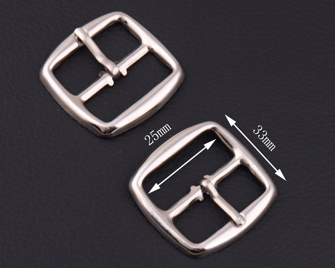Hebilla de cinturón plateada de 6 uds., hebilla de ajuste interior de 1 ...