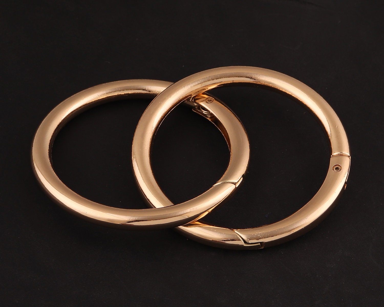 Gold O-rings Metal O Rings Spring Ring Clasp Push Gate O Ring - Etsy