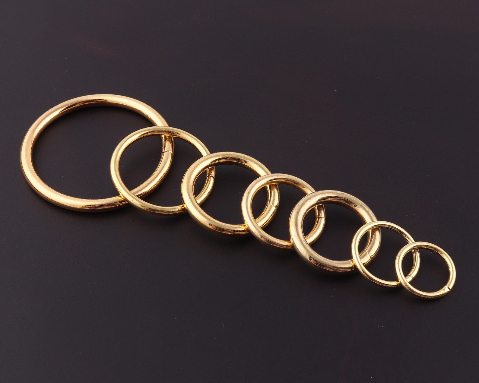 Gold Metal O Ring Strap Connection Ring Round Ring Circle Ring - Etsy