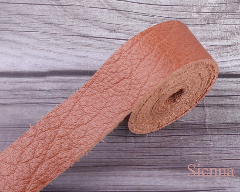 1 Inch Wide Natural Leather Straps-long Leather Stripbelt - Etsy