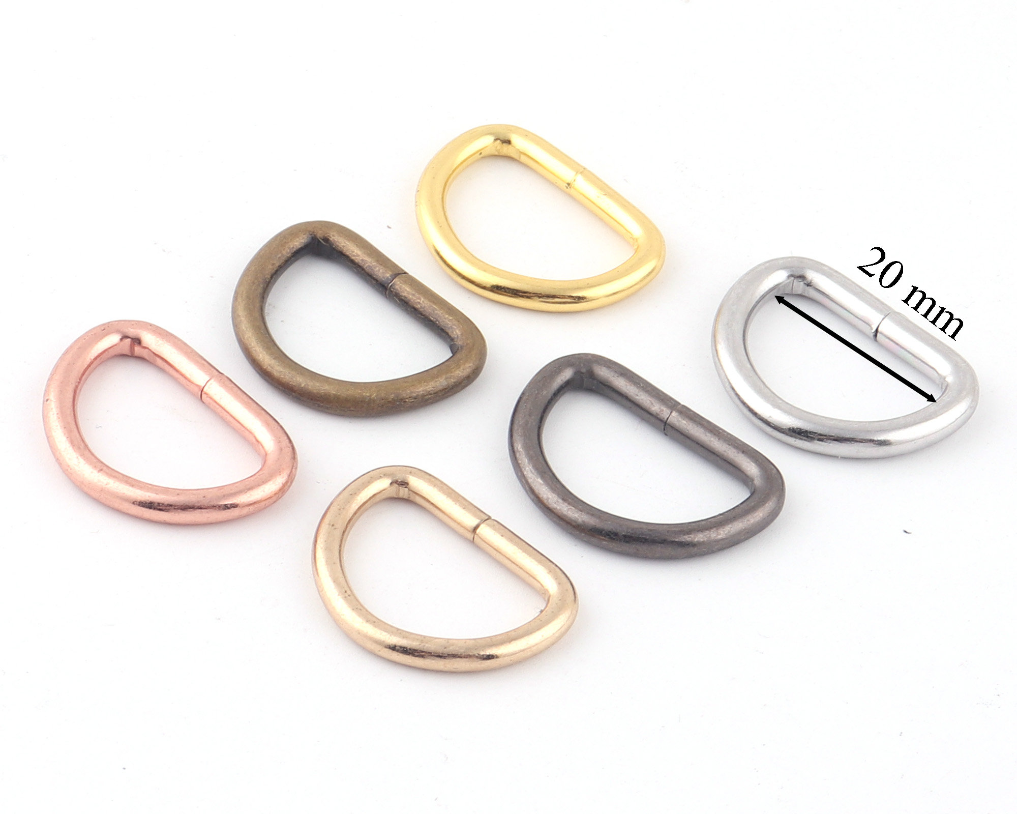 3/420 Mmmetal D Rings Welded D Rings Webbing Leather - Etsy