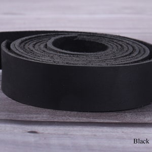3/4" Wide Natural Leather Blank Strip Strap-flat Leather Straps for ...