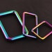 25mm,38mm,40mm Rainbow Rectangular Ring 1"inch Rectangle Rings Strap ...