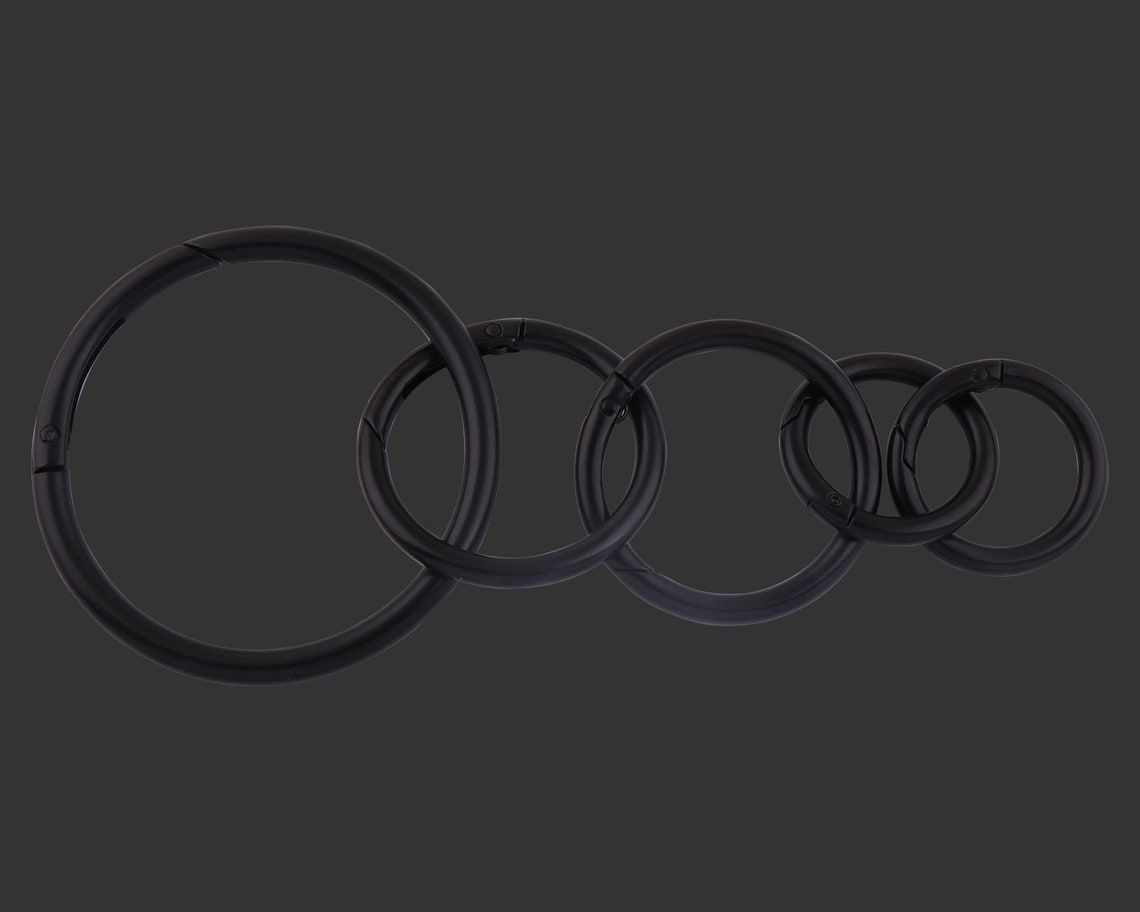 Black Metal Spring Round O Ring Gate Spring O Ring push key | Etsy